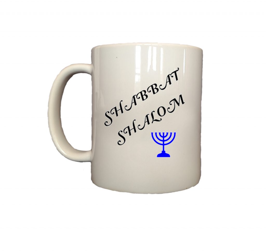 Shabbat Shalom - Mug - Cannon Keepsakes